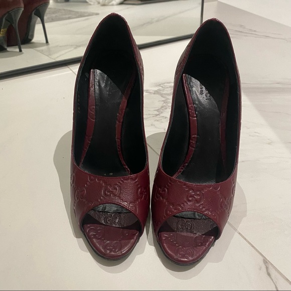 Gucci | Shoes | Gucci Guccissima Gg Heels | Poshmark